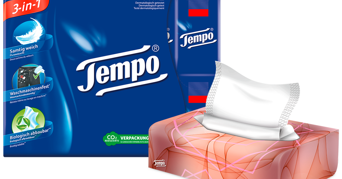 Tempo 3-in-1 Taschentücher - Tempo - Tempo